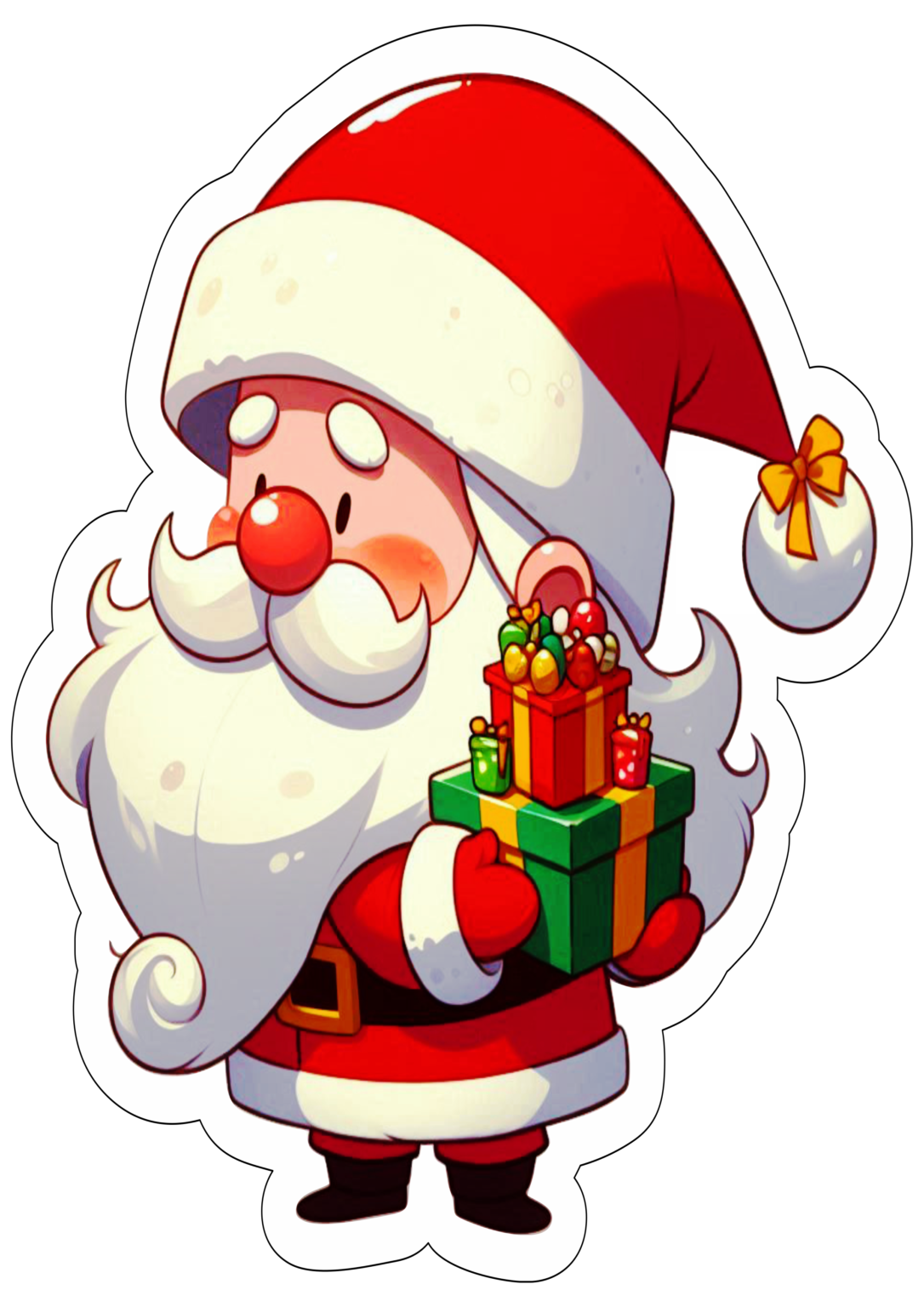 Papai Noel desenho infantil png